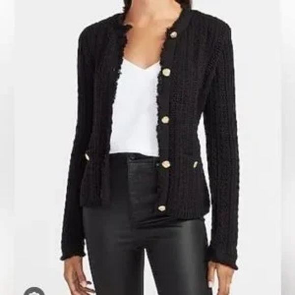 Express | Sweaters | Express Black Cardigan With Gold Buttons | Poshmark